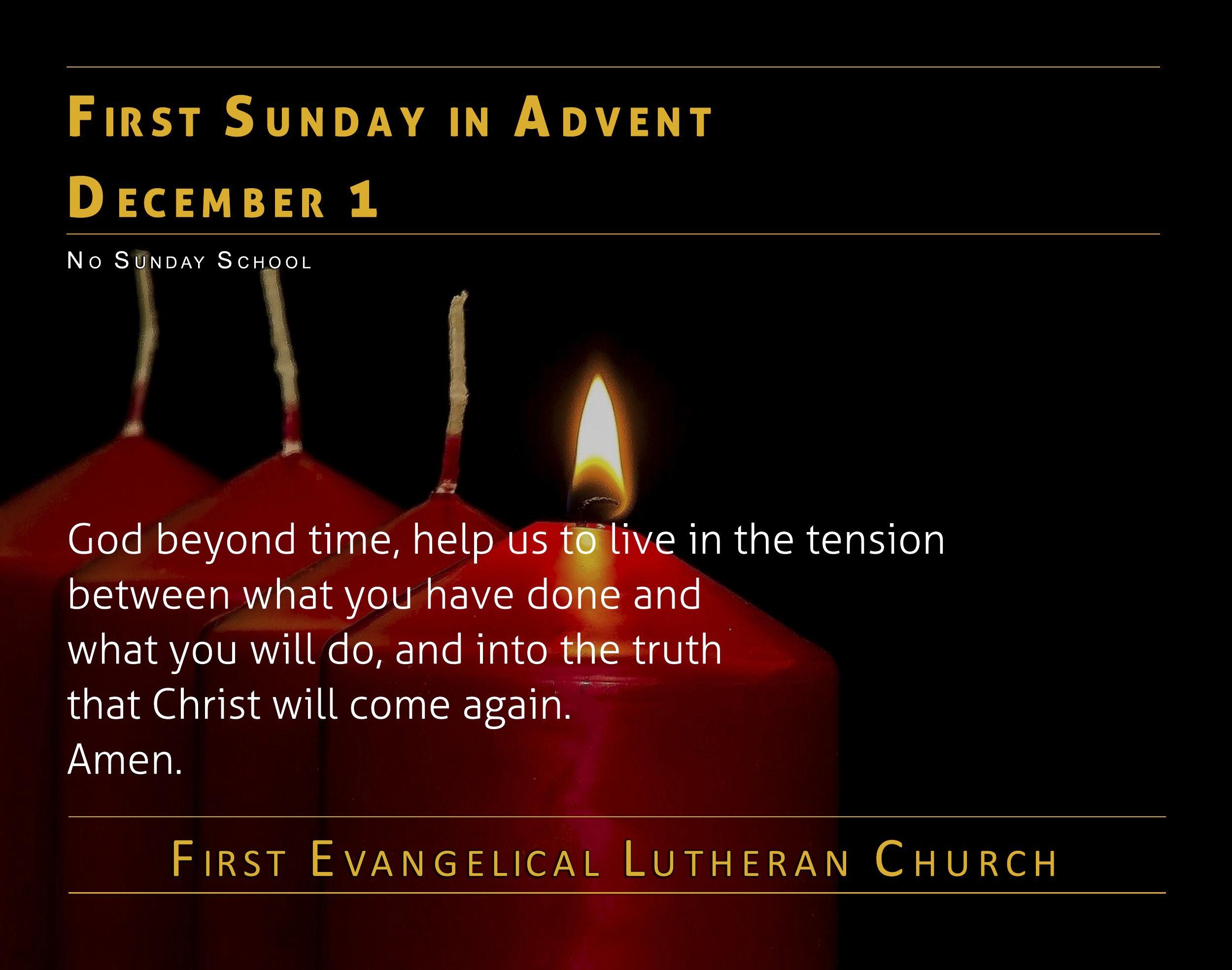 Facebook Post – Meme – Advent 1 – First Lutheran Church